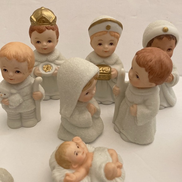 Homco | Holiday | Homco Nativity 1 Piece Set Ceramic Sparkly Sugar ...